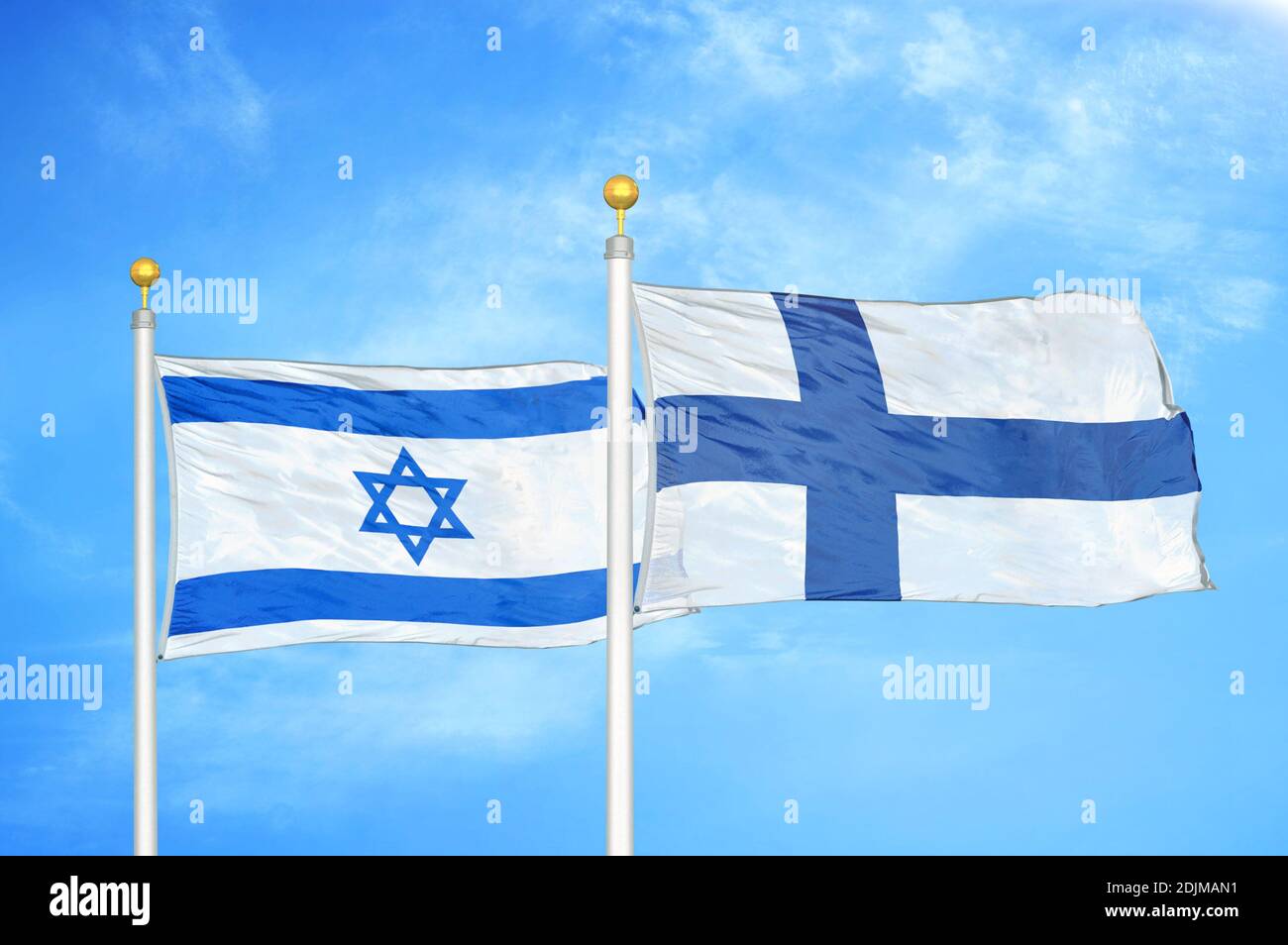 Finland israel flag hi-res stock photography and images - Alamy