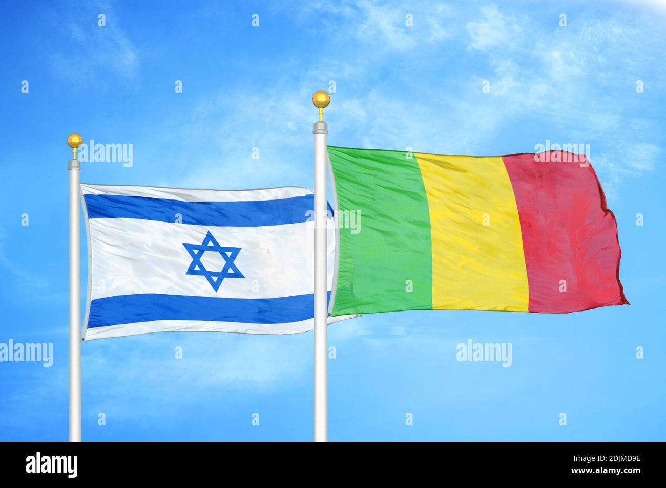 Israel mali flag hi-res stock photography and images - Alamy