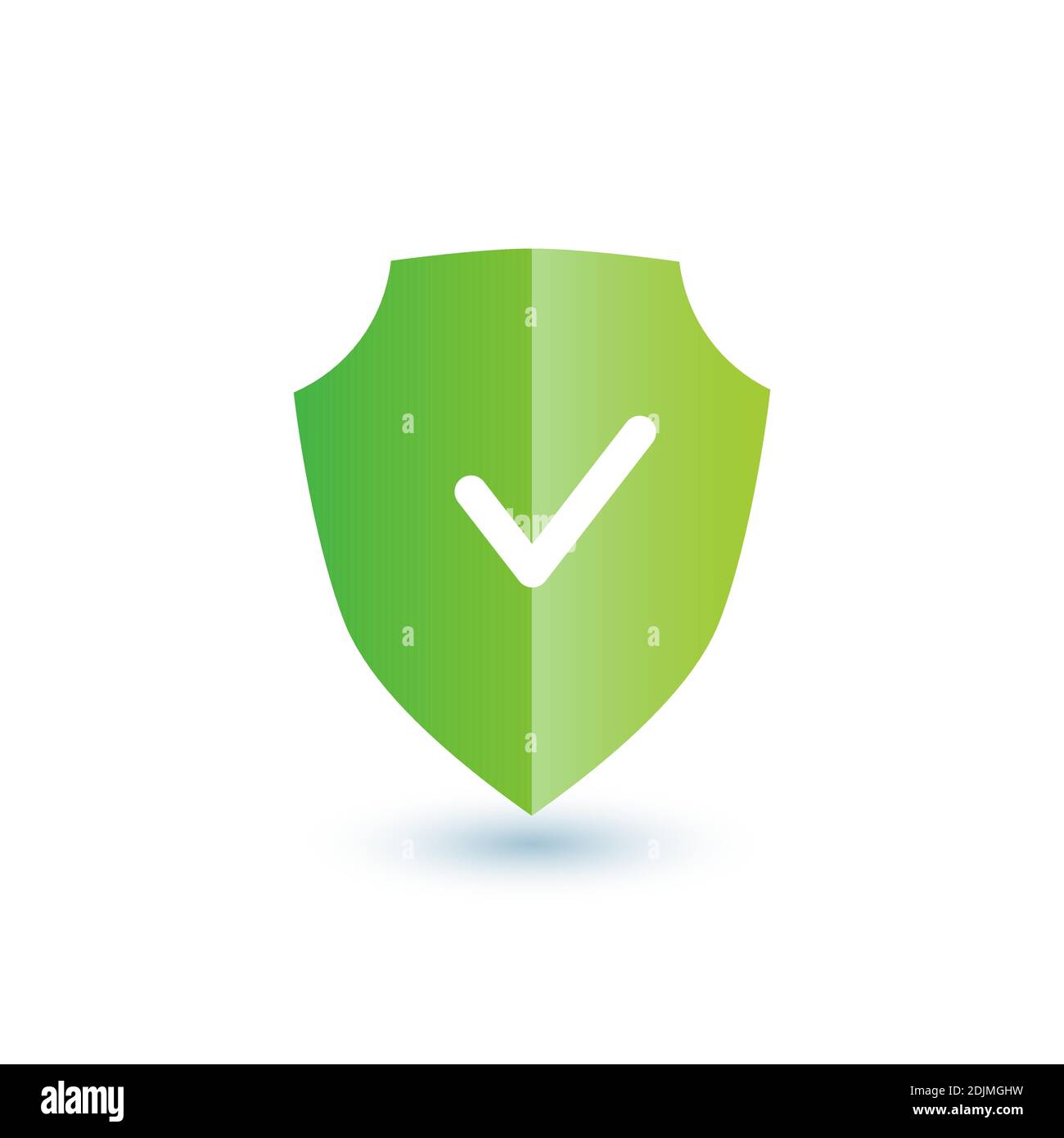 Shield check mark logo icon design template, Stock vector illustration ...