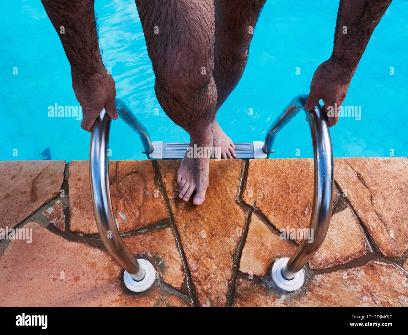 Coming out the pool hi-res stock photography and images - Alamy