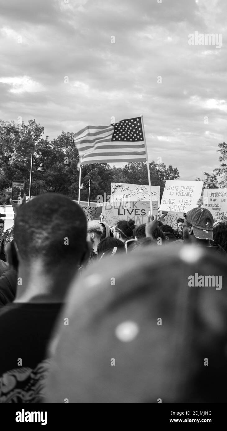 Black Lives Matter protesters Stock Photo - Alamy