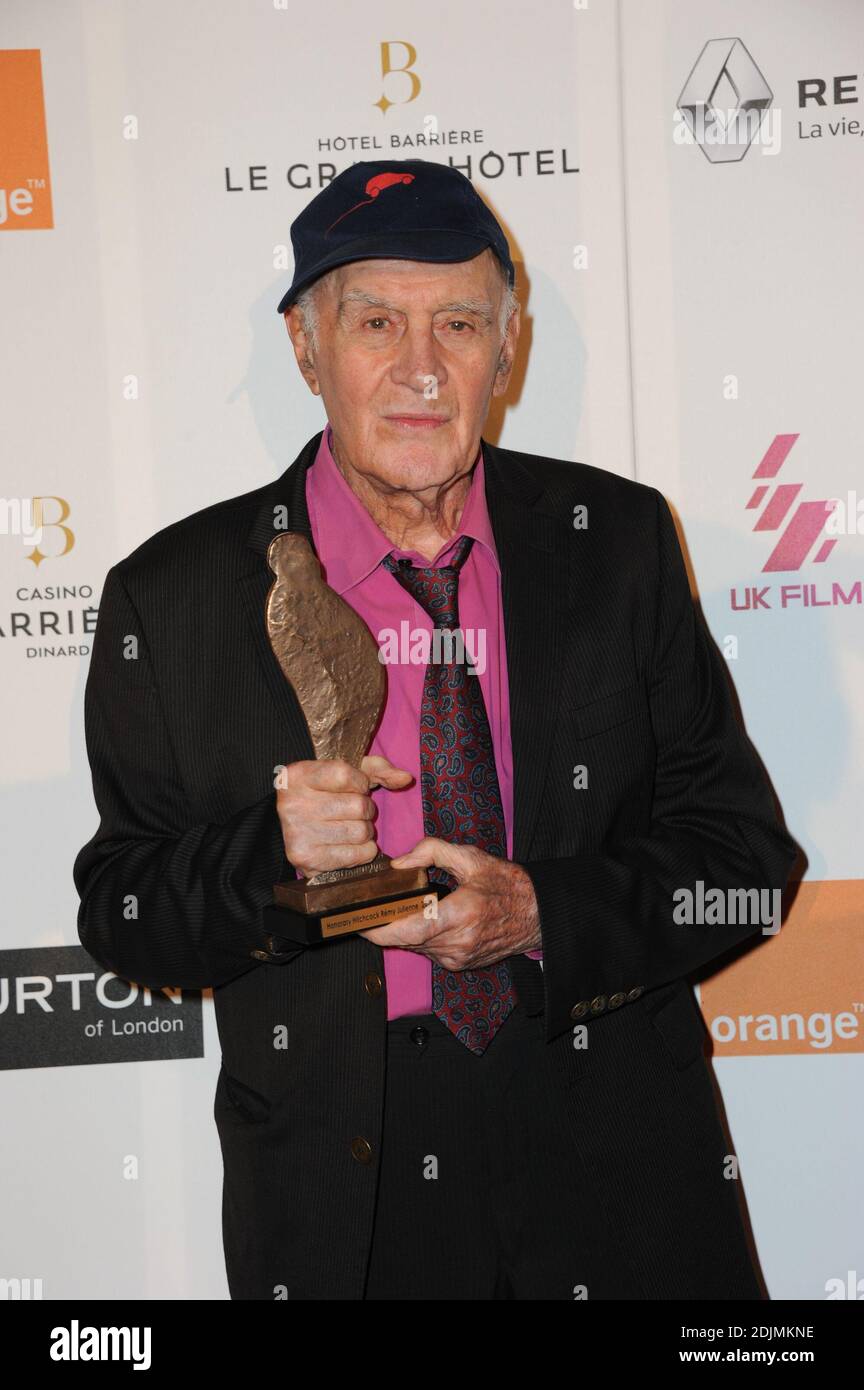 Remy Julienne posing with his Honorary Hitchcock award after the 27th ...
