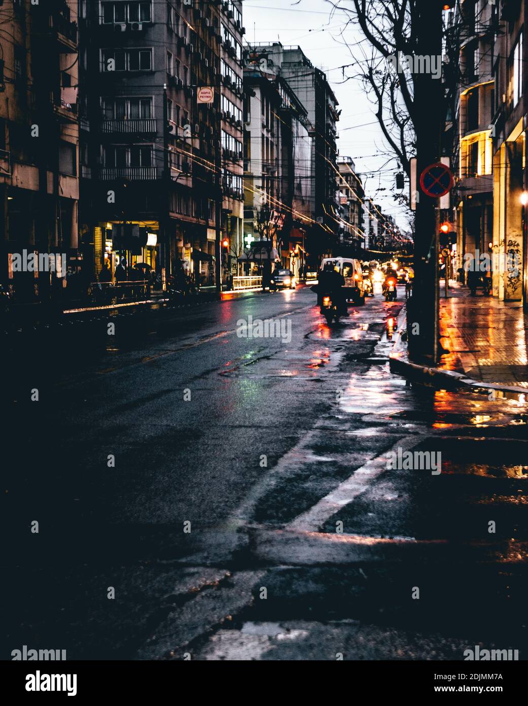 Rainy athens hi-res stock photography and images - Alamy