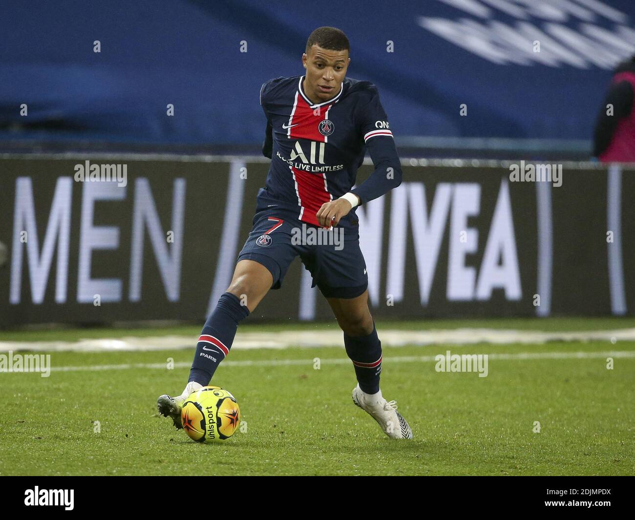 Kylian Mbappe of PSG during the French championship Ligue 1 football ...