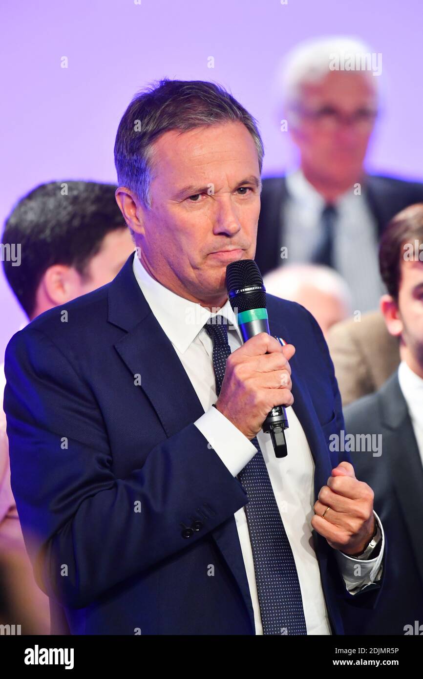 Nicolas Dupont-Aignan , president de Debout La France , lors du Congres ...