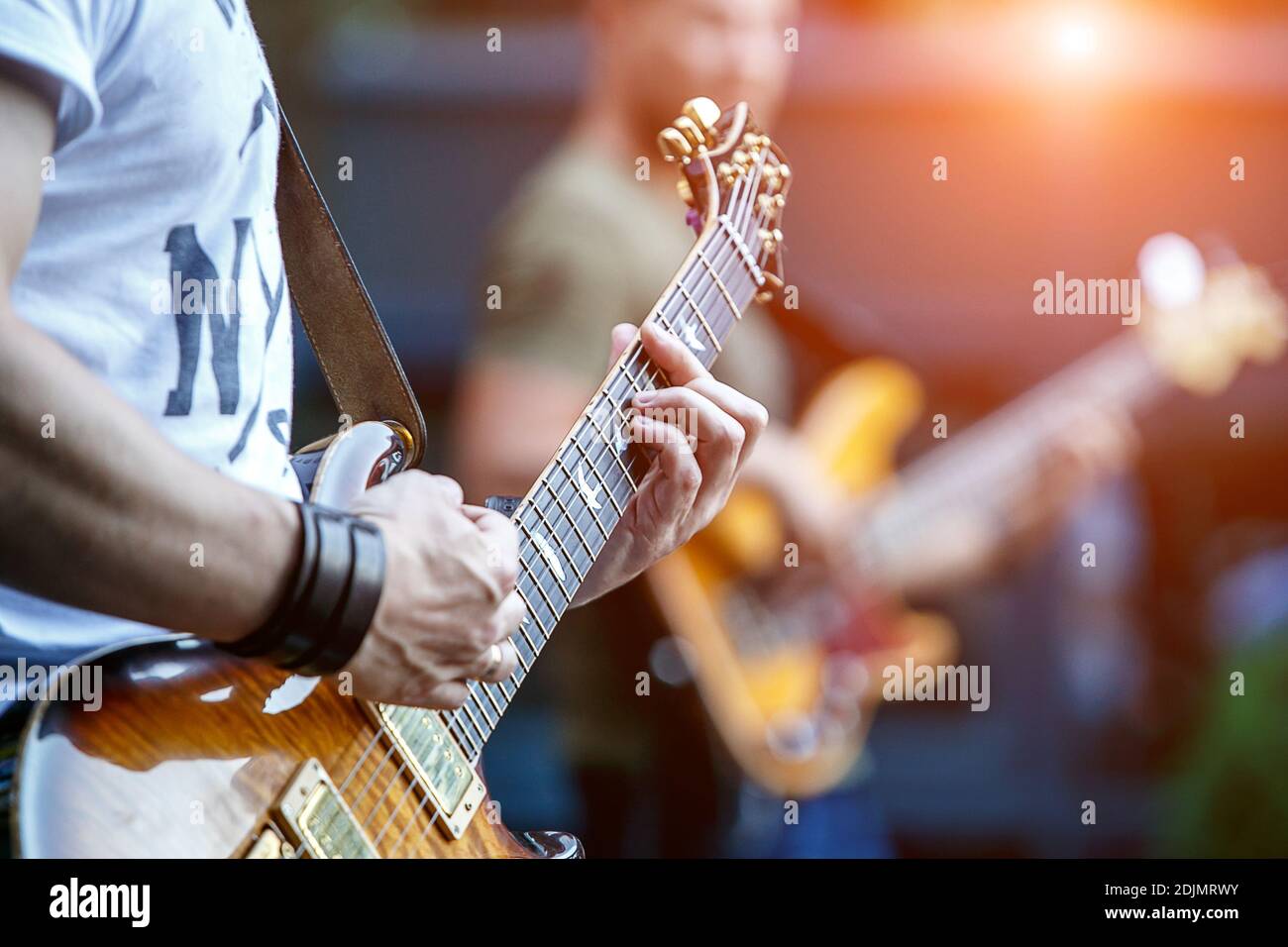 Person playing in a rock band hi-res stock photography and images - Alamy