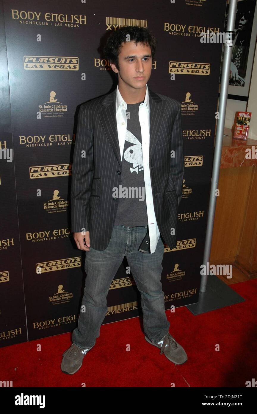 Jonathan Bayne at a charity event in nightclub Body English hosted by ...