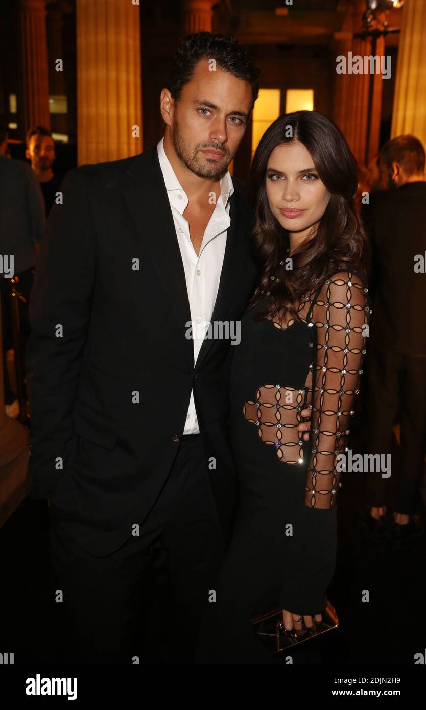 Sara Sampaio and her boyfriend Oliver Ripley attending the Gold ...