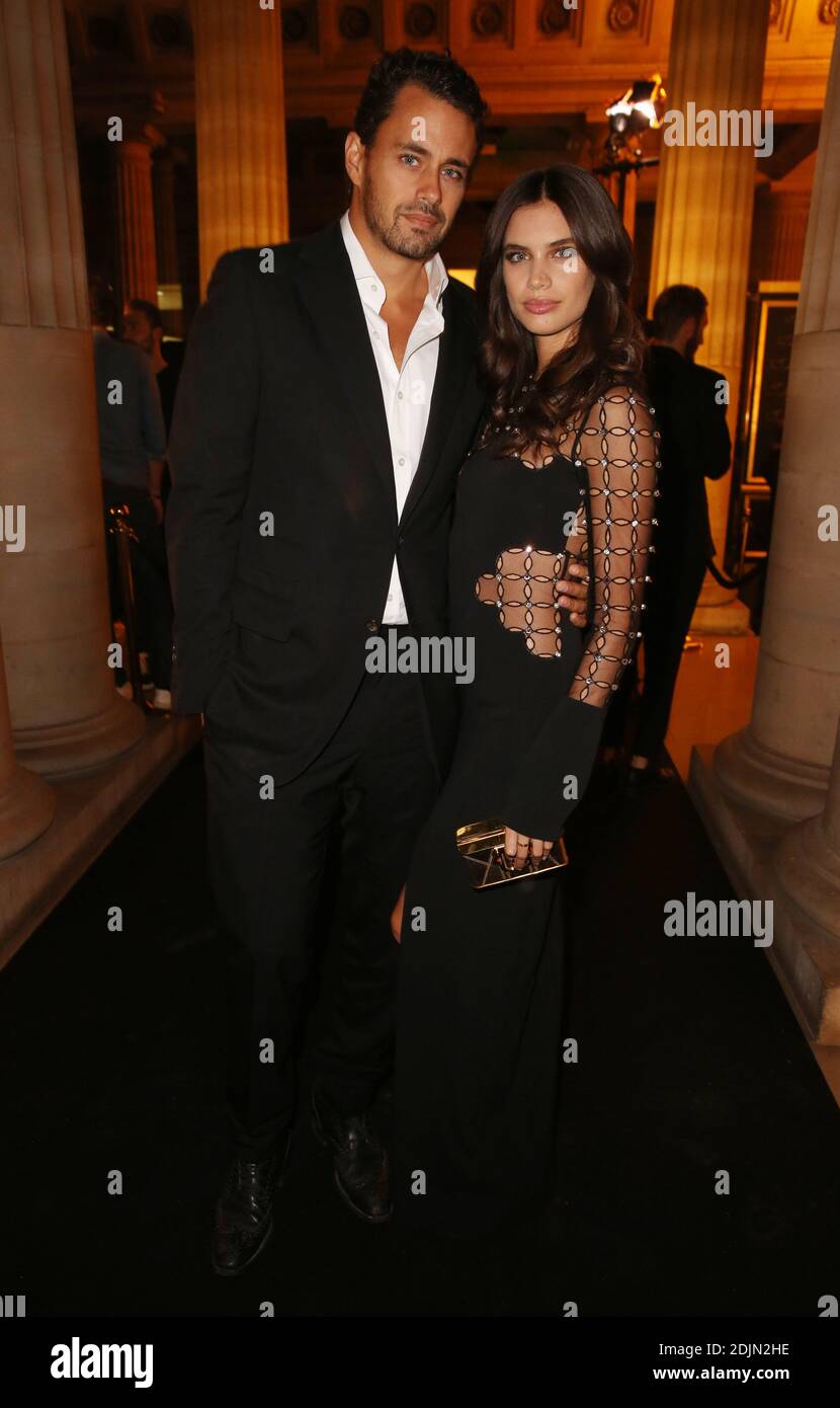 Sara Sampaio and her boyfriend Oliver Ripley attending the Gold ...