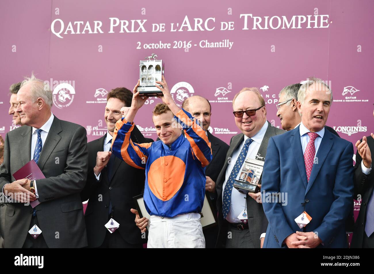 Ryan Lee Moore during the 95th Horse Racing Qatar Prix de l'Arc de ...