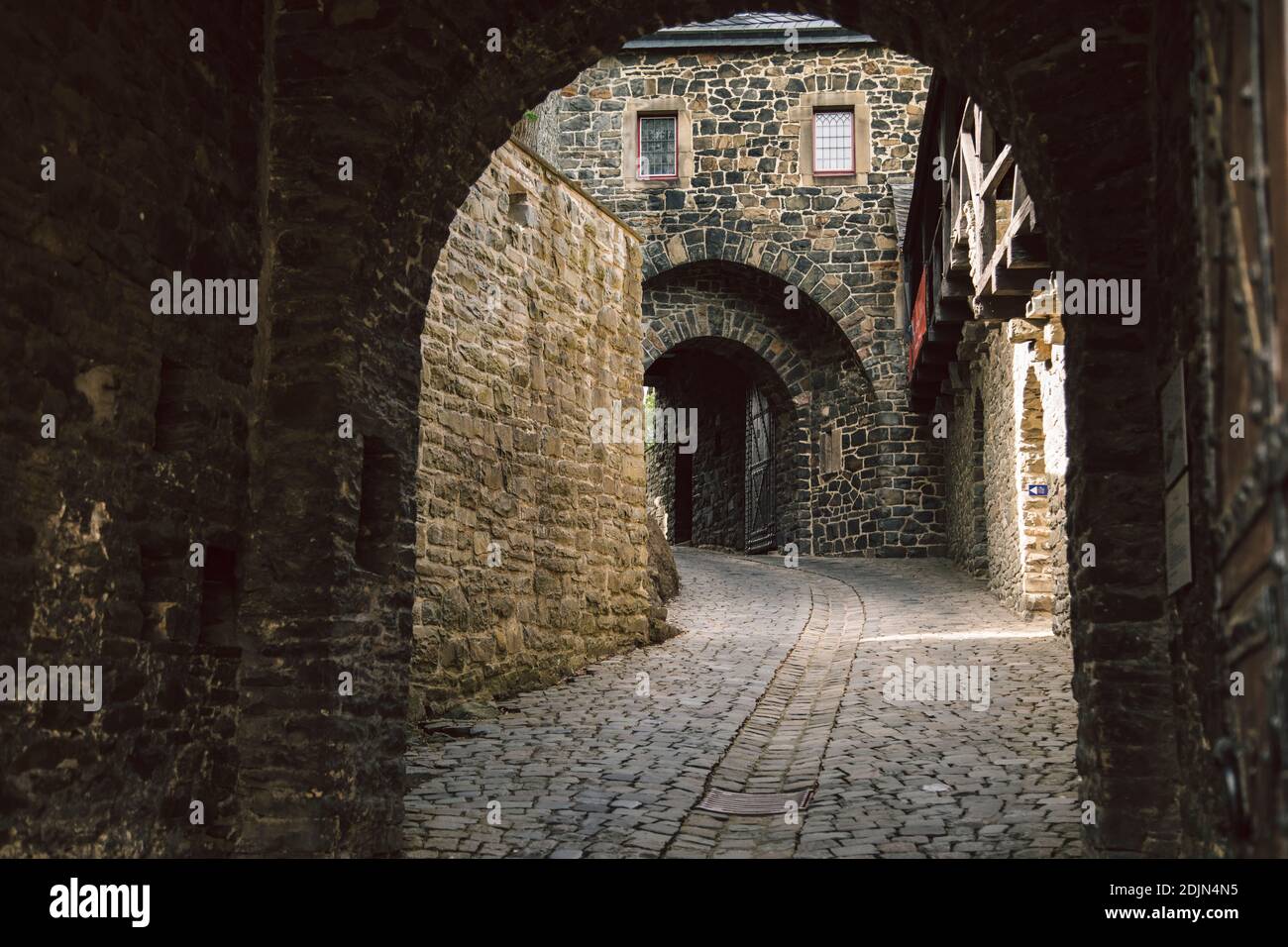 Altena, Altena Castle, 12th century, Klusenberg, Märkischer Kreis ...