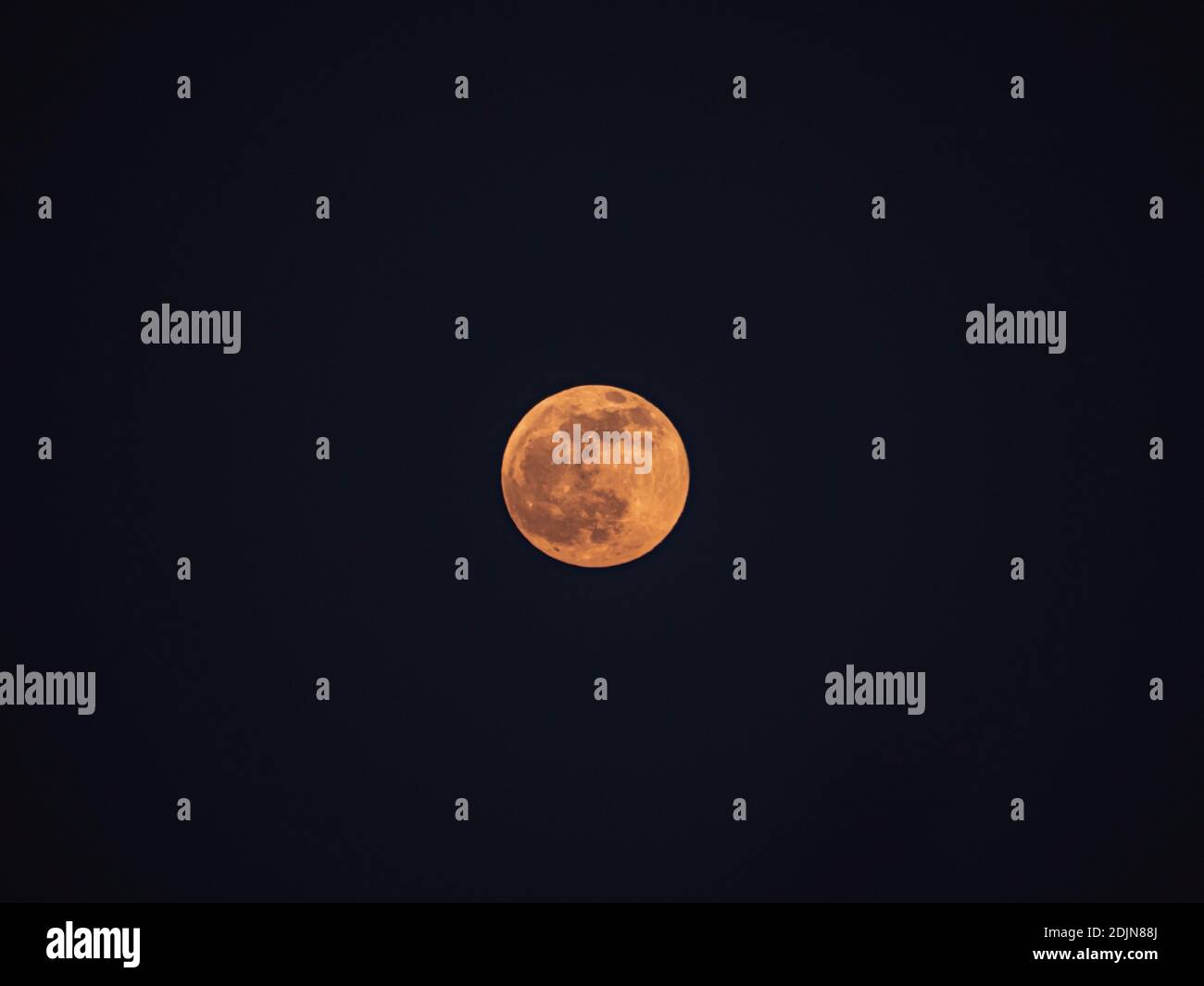 natural big full moon at clear sky Stock Photo - Alamy