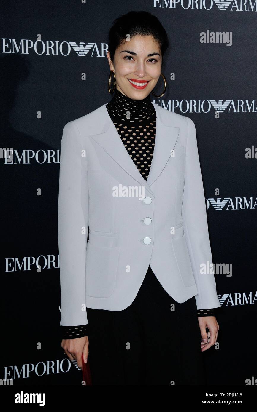 Caroline Issa attending the Emporio Armani show as a part of Paris ...