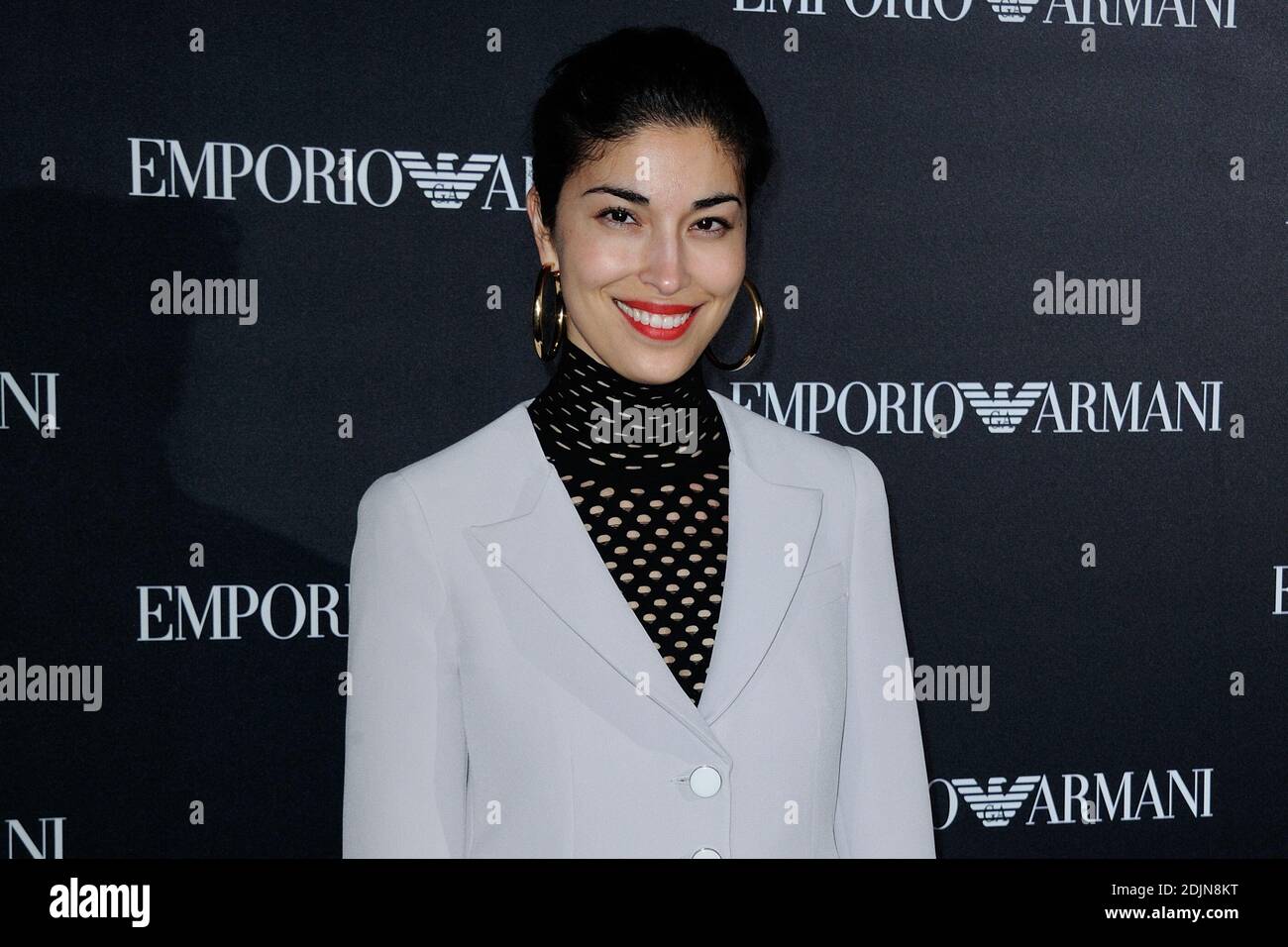 Caroline Issa attending the Emporio Armani show as a part of Paris ...