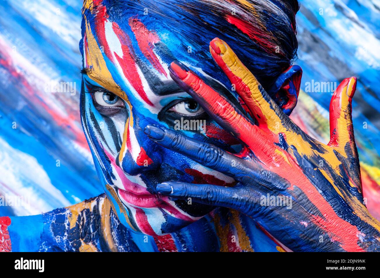 Human body paint hi-res stock photography and images - Alamy