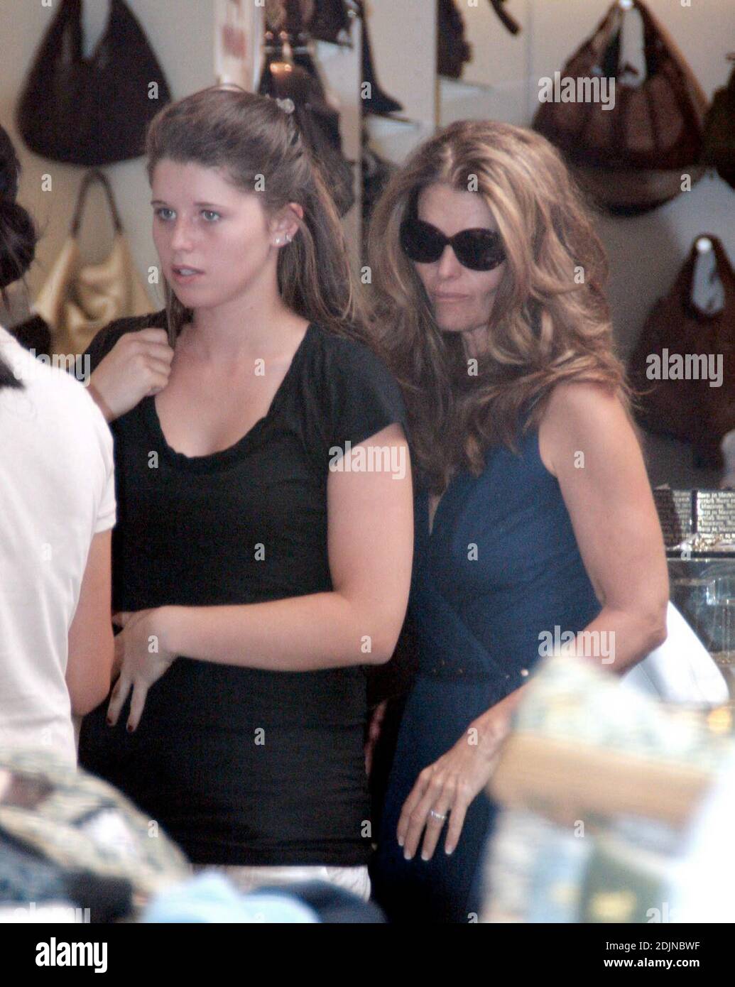 Maria Shriver and her daughter Katherine enjoy a girl's shopping spree ...