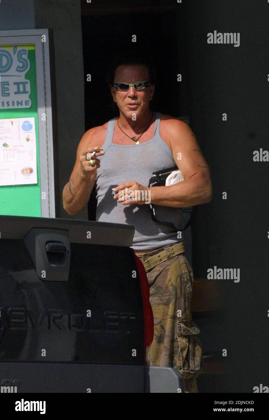 Mickey rourke and tattoo hi-res stock photography and images - Alamy