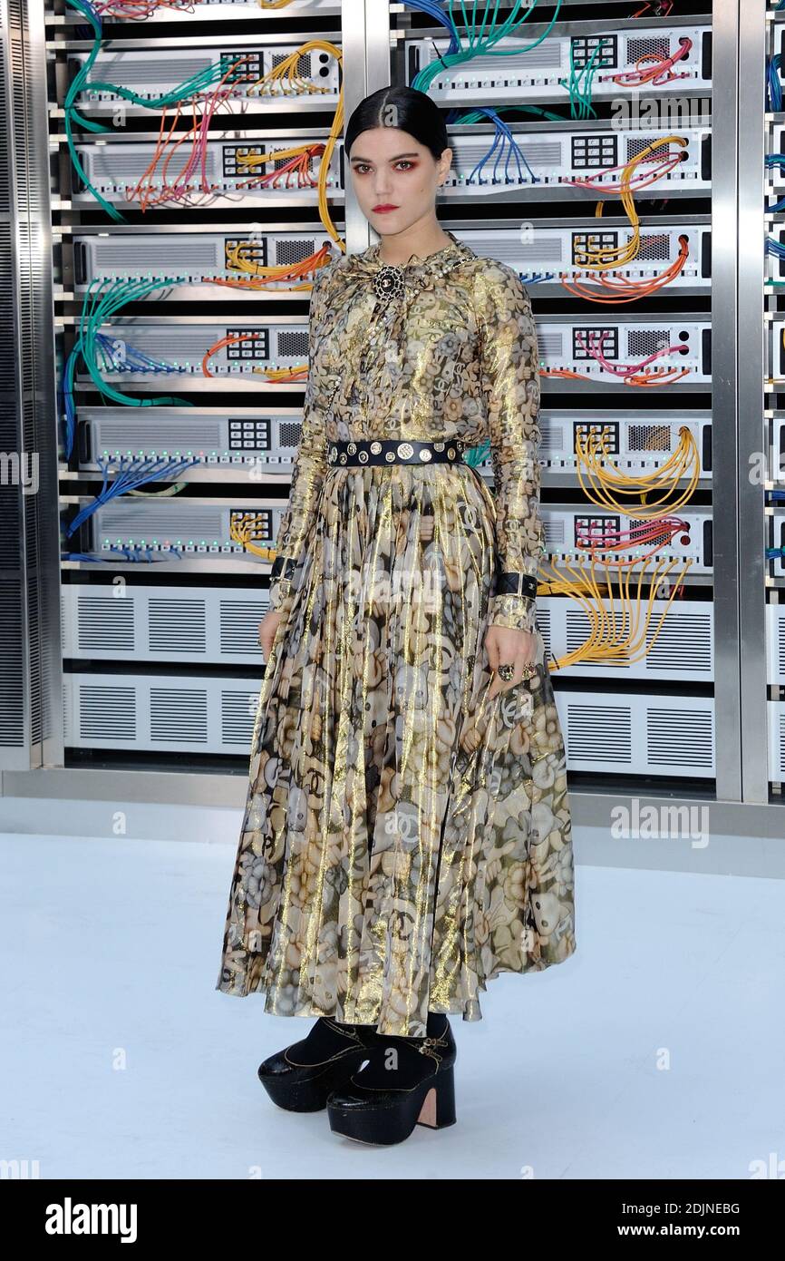 Soko attending the Chanel show as a part of Paris Fashion Week Ready to ...