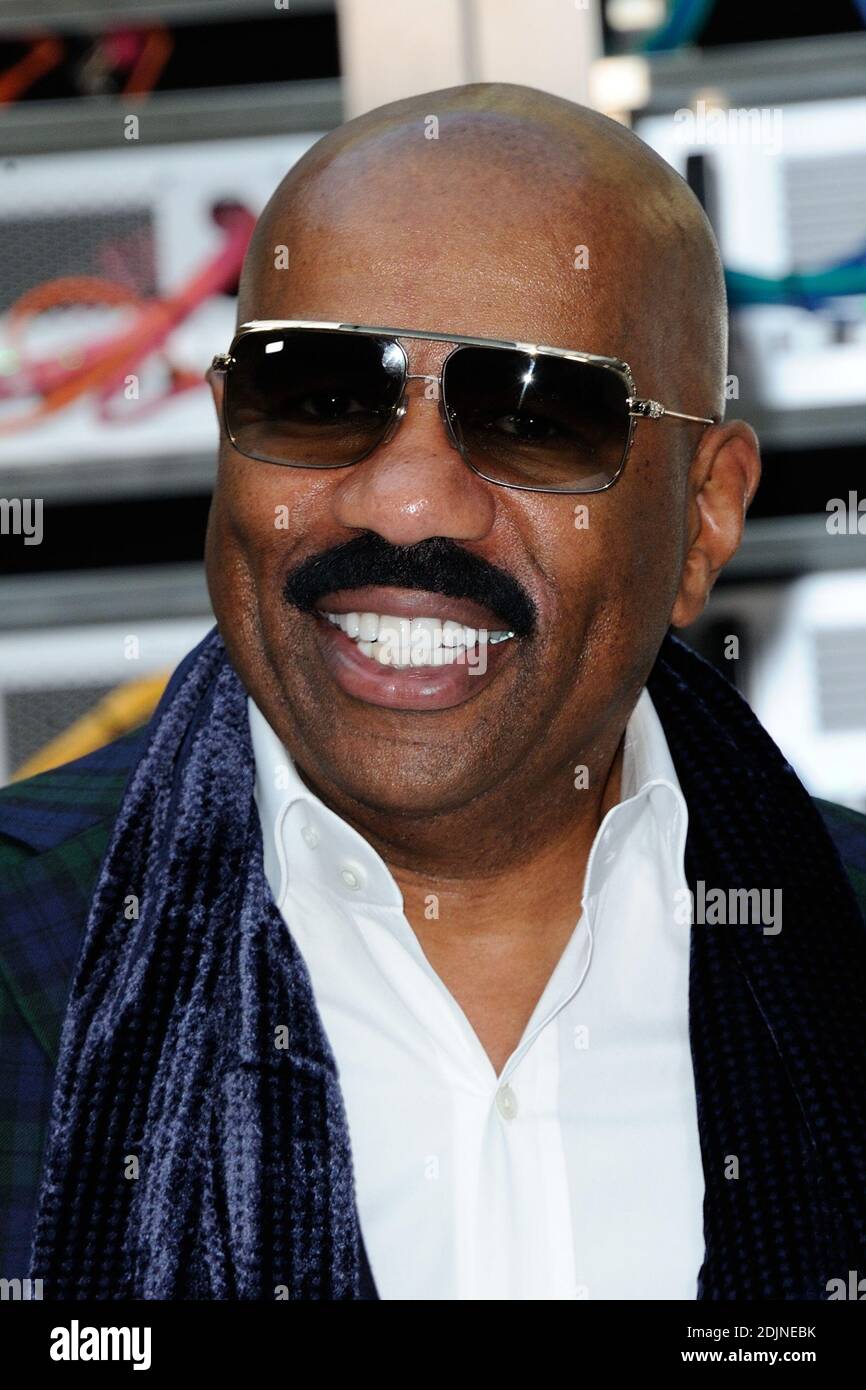 Steve Harvey attending the Chanel show as a part of Paris Fashion Week ...
