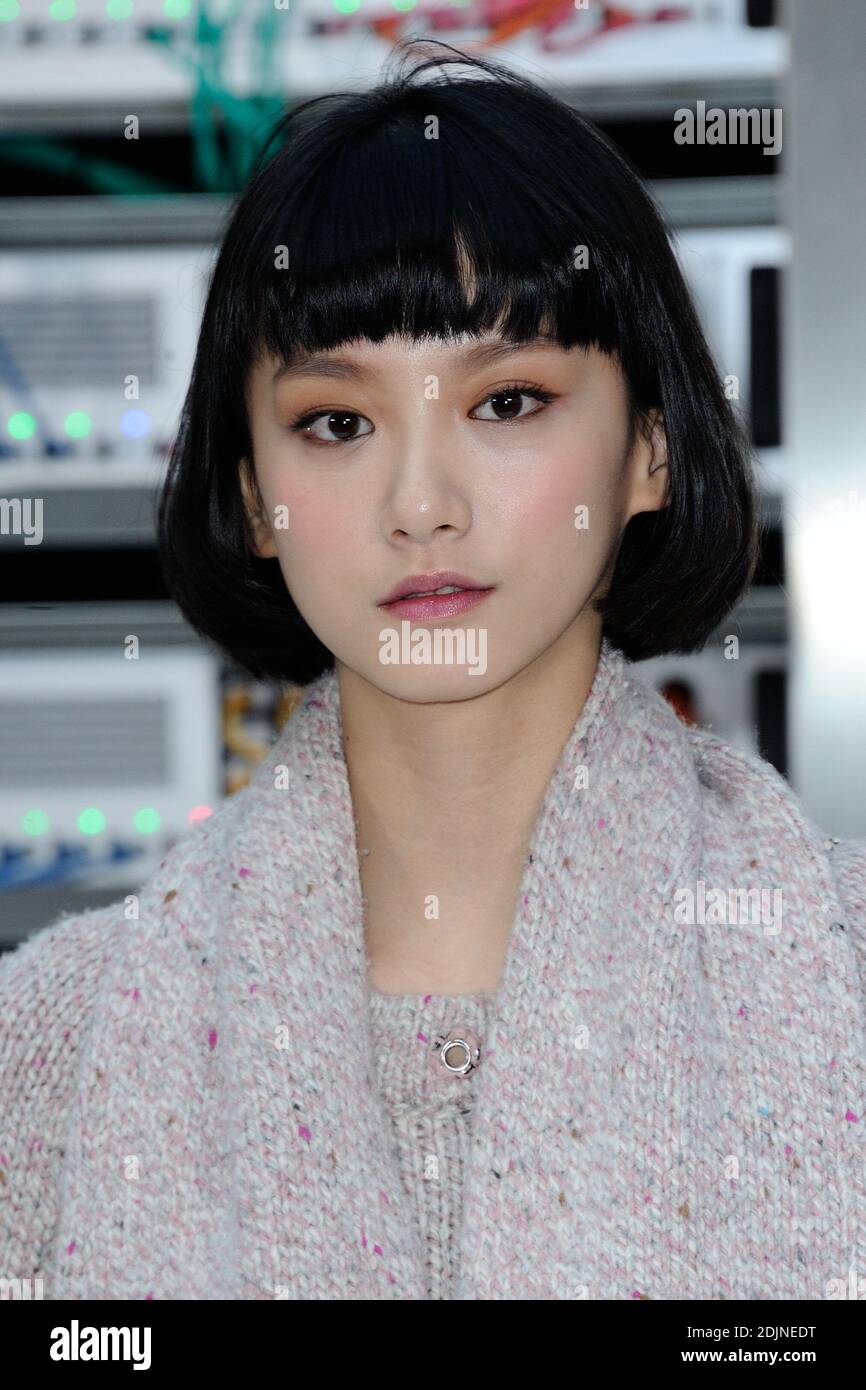 Angela Yuen attending the Chanel show as part of Paris Fashion Week ...