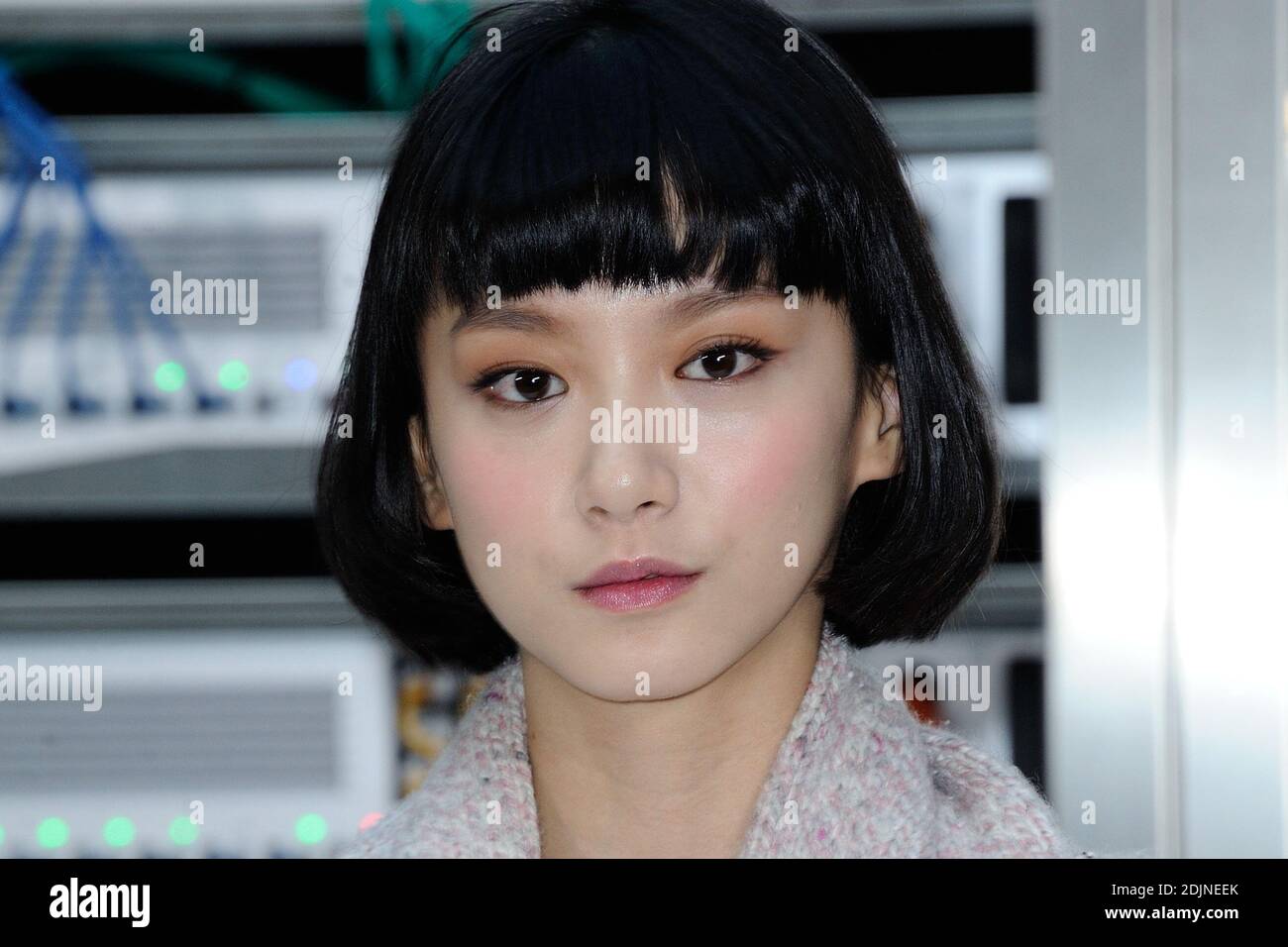 Angela Yuen attending the Chanel show as part of Paris Fashion Week ...