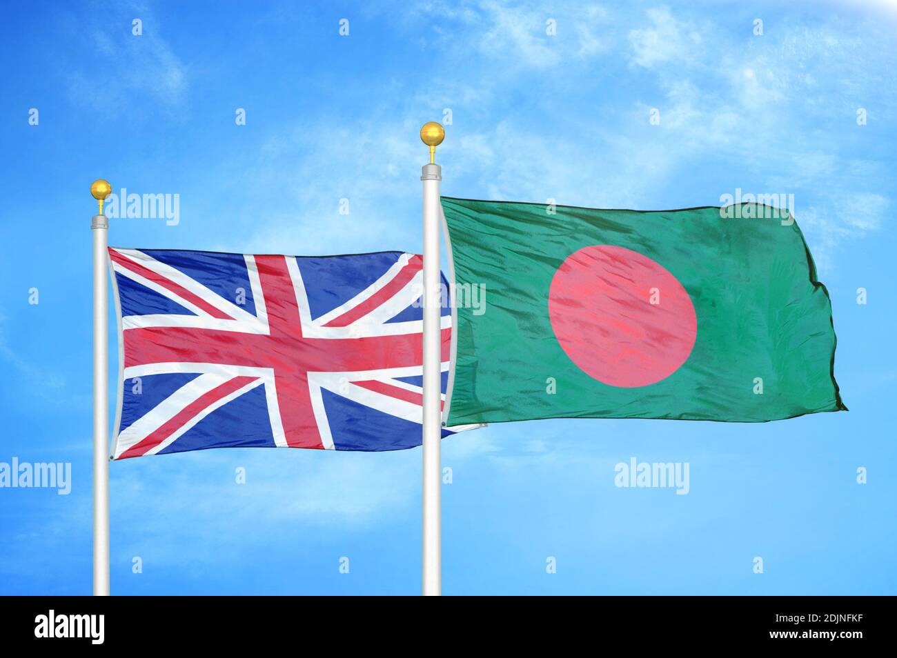 Bangladesh united kingdom flag hi-res stock photography and images - Alamy