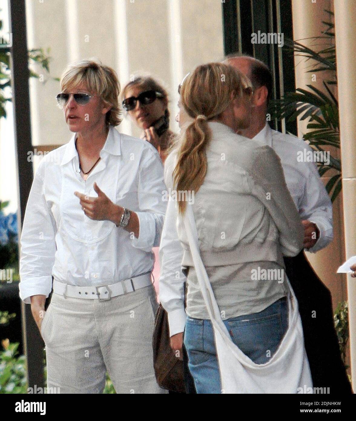 Exclusive!! Ellen DeGeneres and girlfriend Portia de Rossi leave the ...