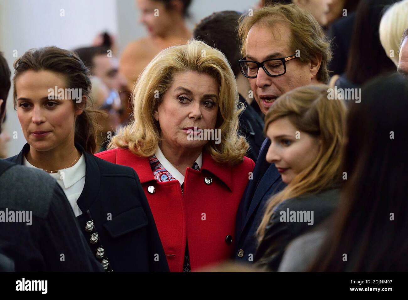 Catherine Deneuve attending the Louis Vuitton show as part of Paris ...
