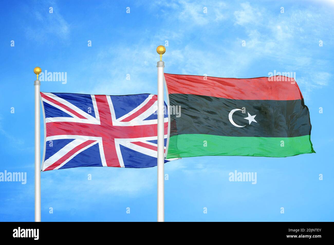 Libya united kingdom flag hi-res stock photography and images - Alamy