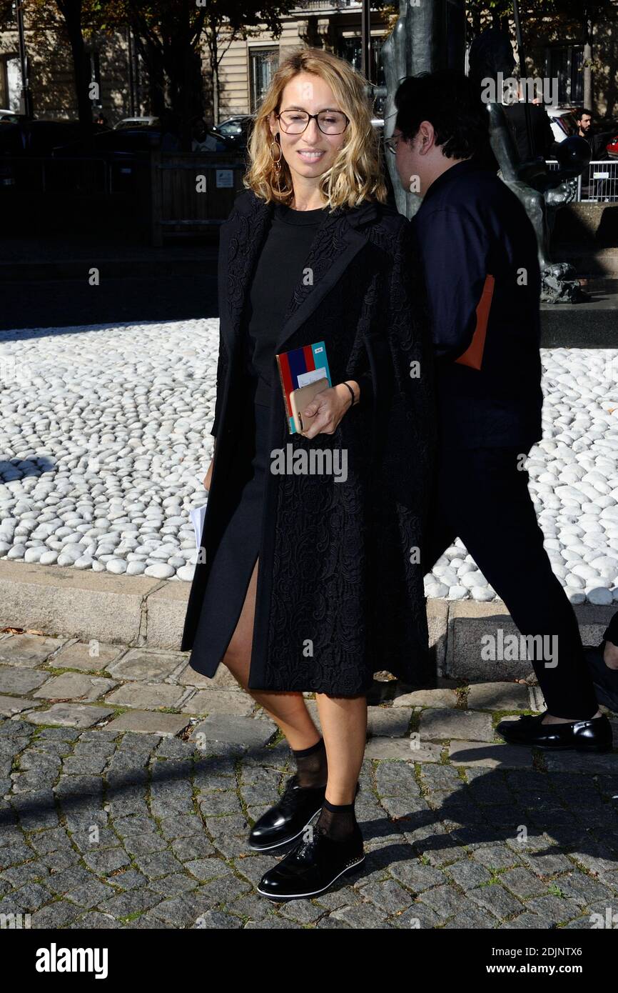 Alexandra Golovanoff attending the Miu Miu show as part of Paris ...