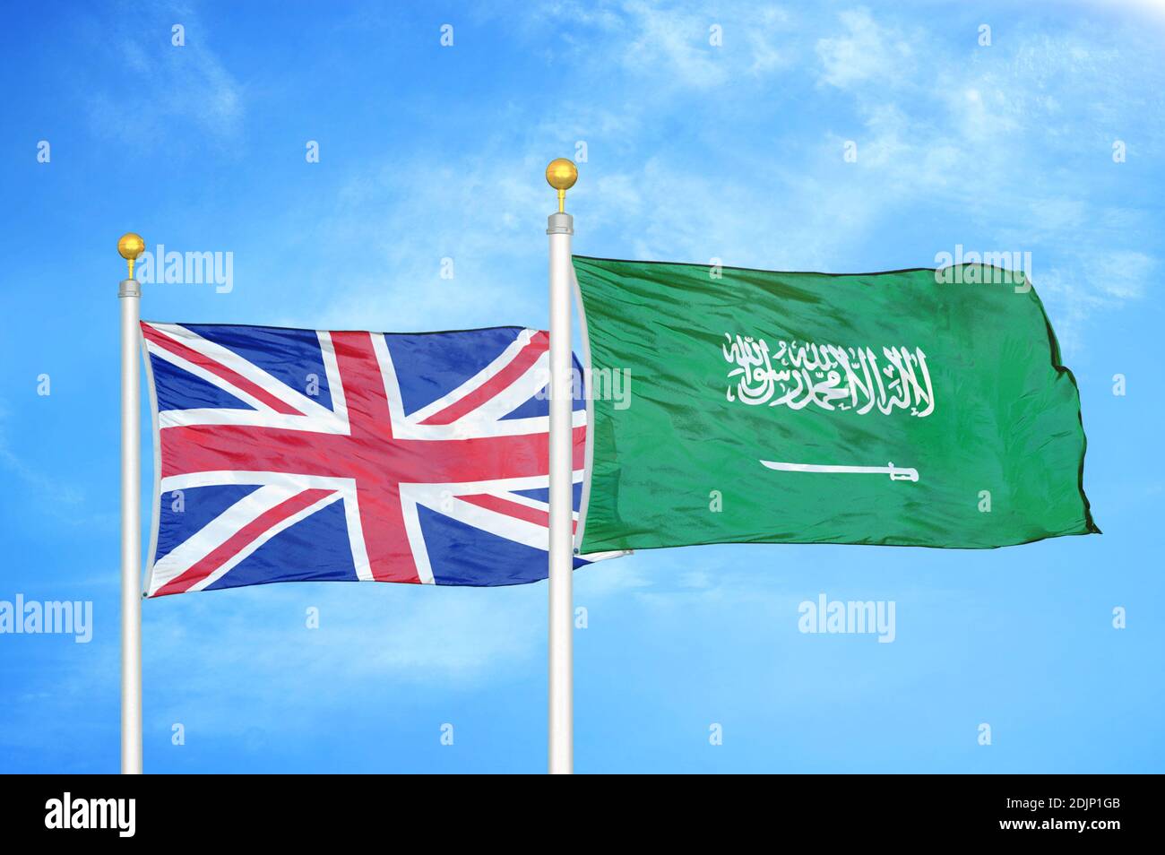 United Kingdom Saudi Arabia Flag High Resolution Stock Photography and ...