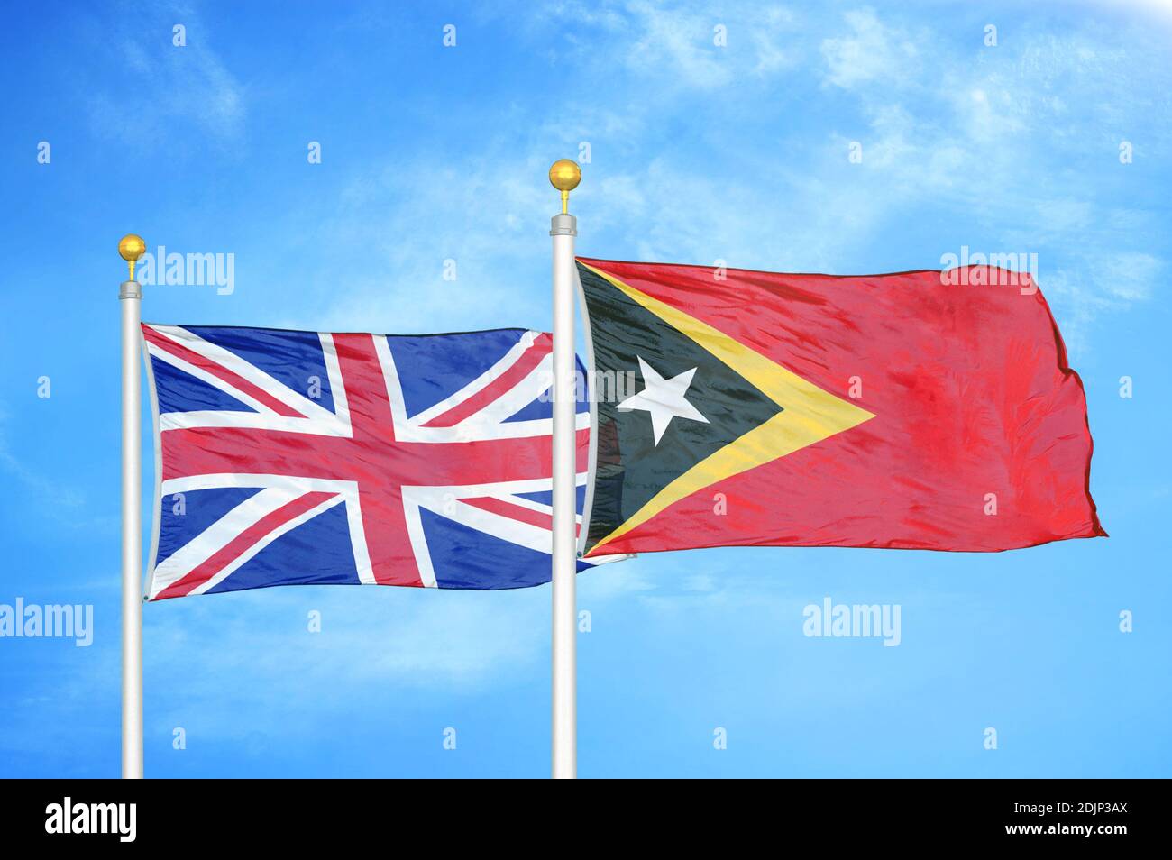 East timorese flag hi-res stock photography and images - Alamy
