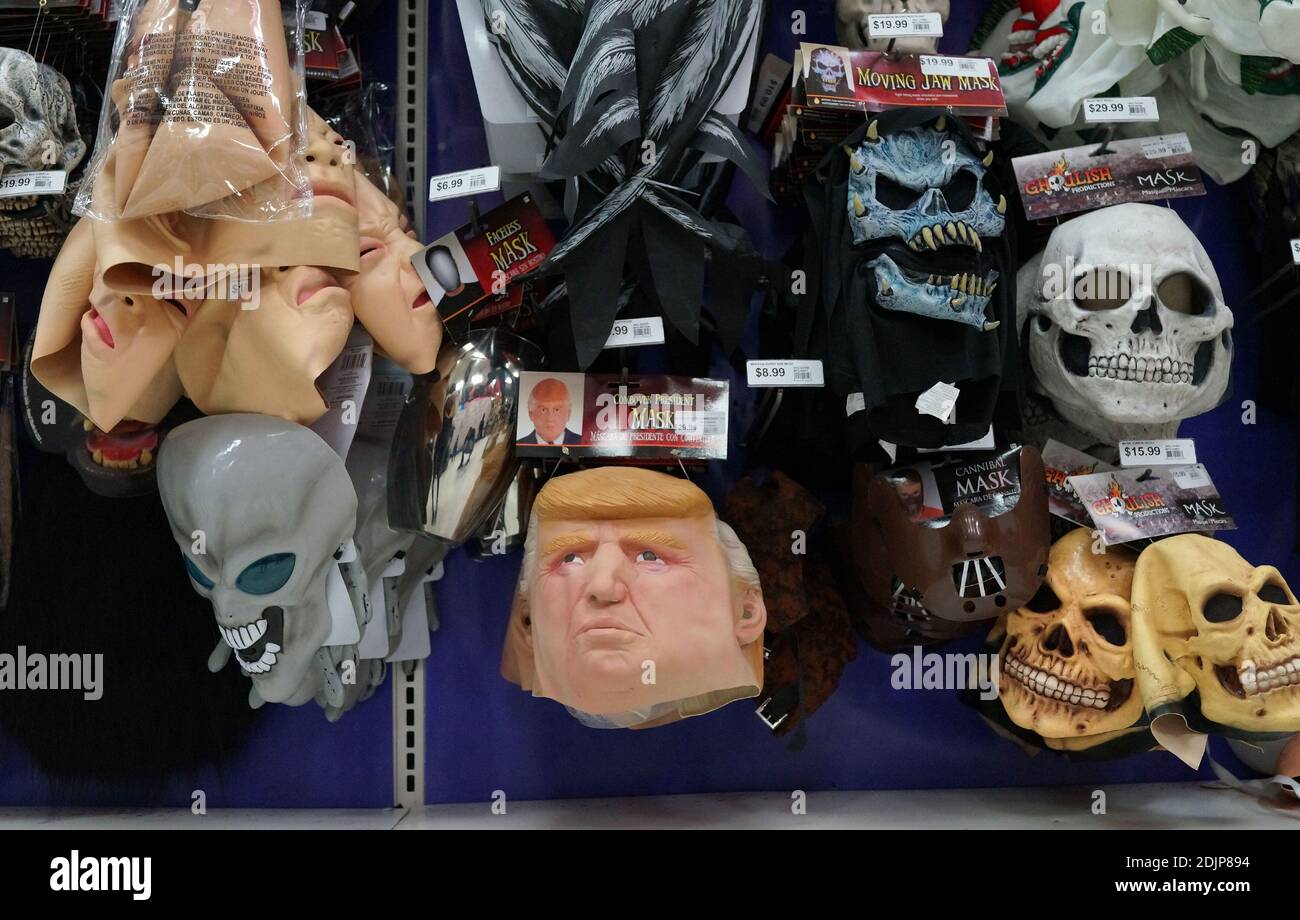 Halloween and costume shops are ready with extra election-themed ...