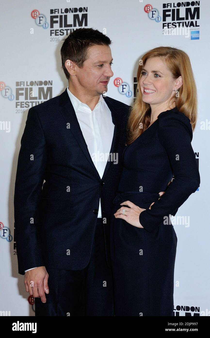 Amy Adams and Jeremy Renner attending the Photocall of Arrival as part ...