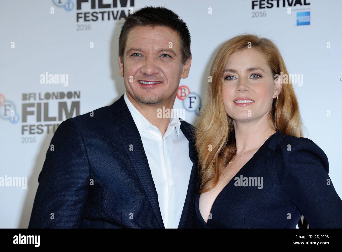 Amy Adams and Jeremy Renner attending the Photocall of Arrival as part ...