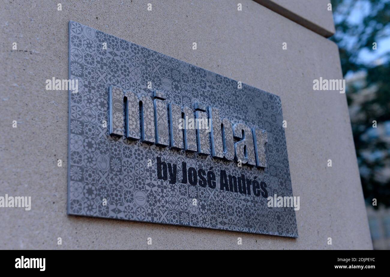 Outside view of the Jos? Andr?s‘ Minibar restaurant who was awarded two ...