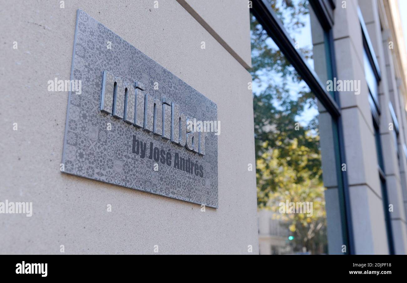 Outside view of the Jos? Andr?s‘ Minibar restaurant who was awarded two ...