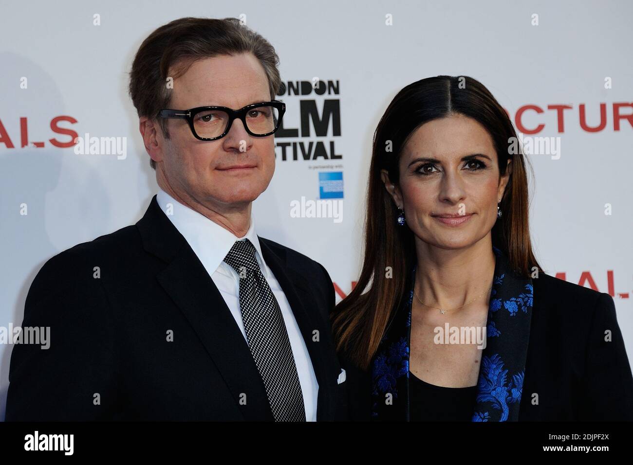 Colin Firth and Livia Firth attending the Premiere of Nocturnal Animals ...
