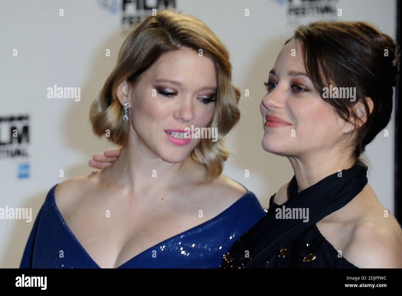 Lea Seydoux and Marion Cotillard attending the Premiere of It's Only the End of the World as ...