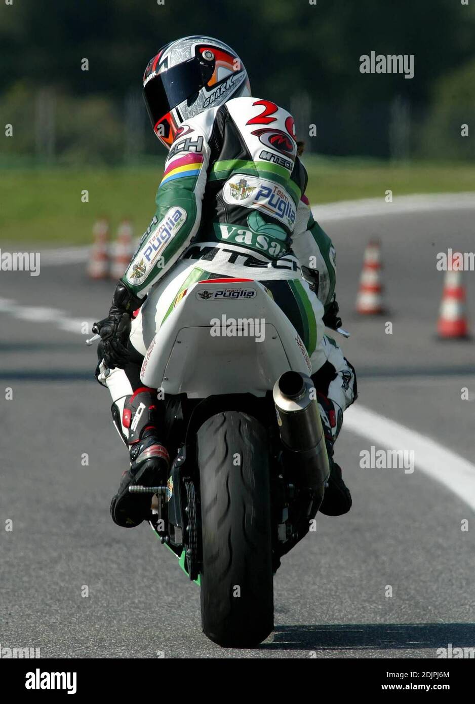 Superbike racing at the Italian Vallelunga Circuit, 09/24/06 Stock ...
