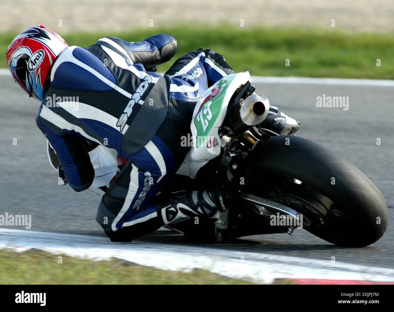 Superbike racing at the Italian Vallelunga Circuit, 09/24/06 Stock ...