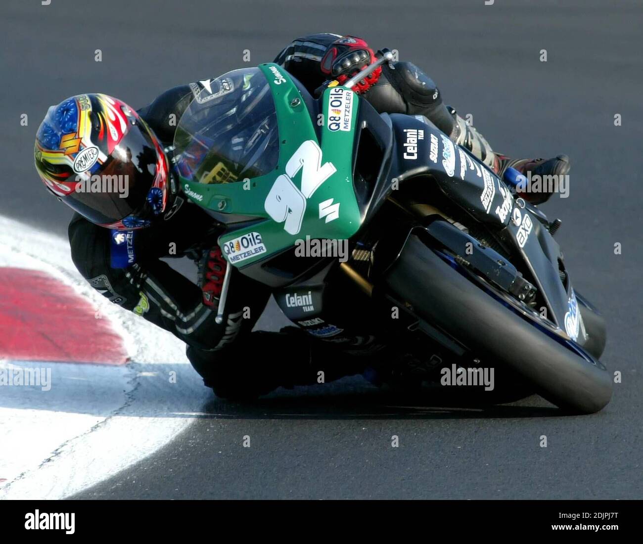 Superbike racing at the Italian Vallelunga Circuit, 09/24/06 Stock ...