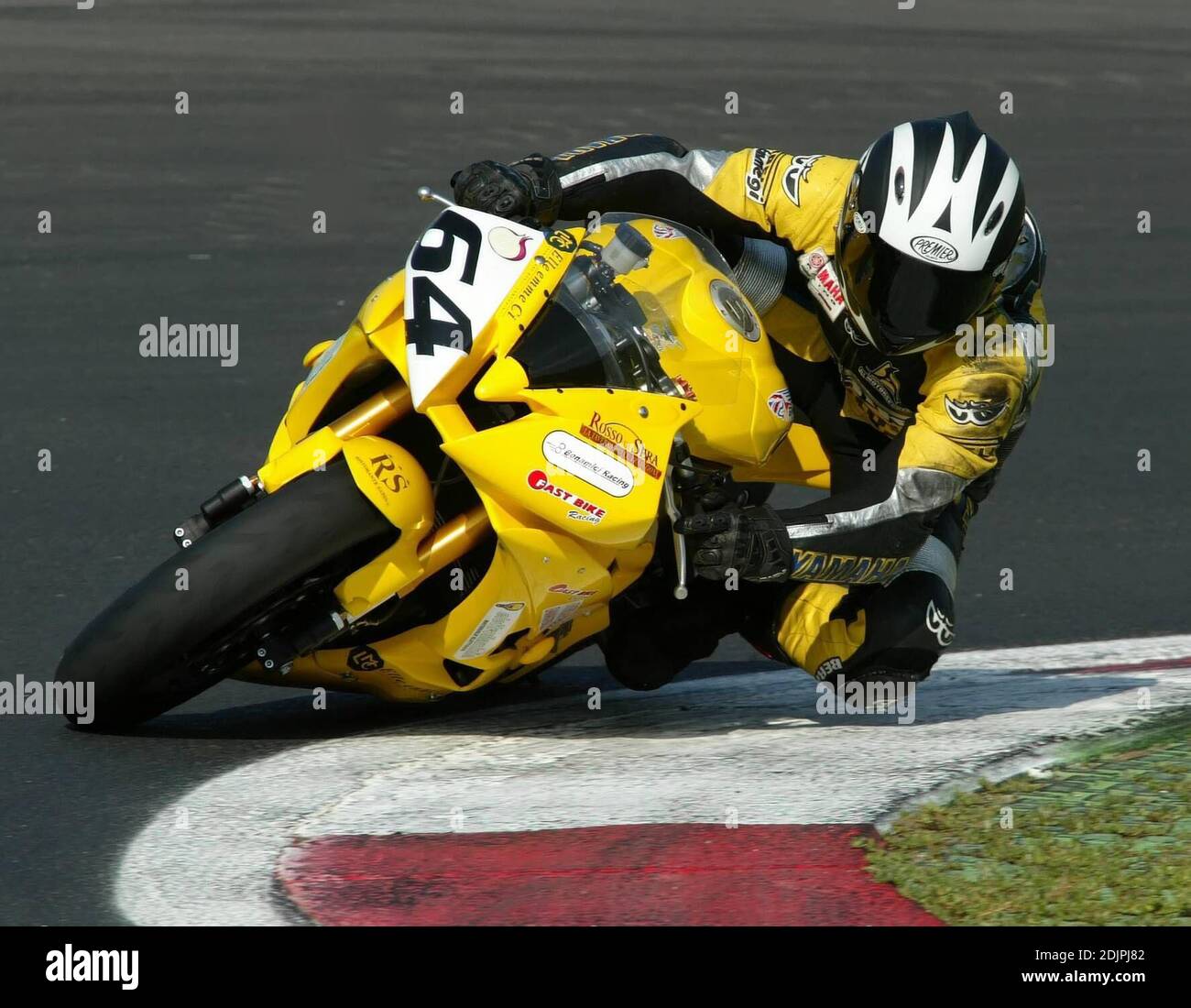 Superbike racing at the Italian Vallelunga Circuit, 09/24/06 Stock ...