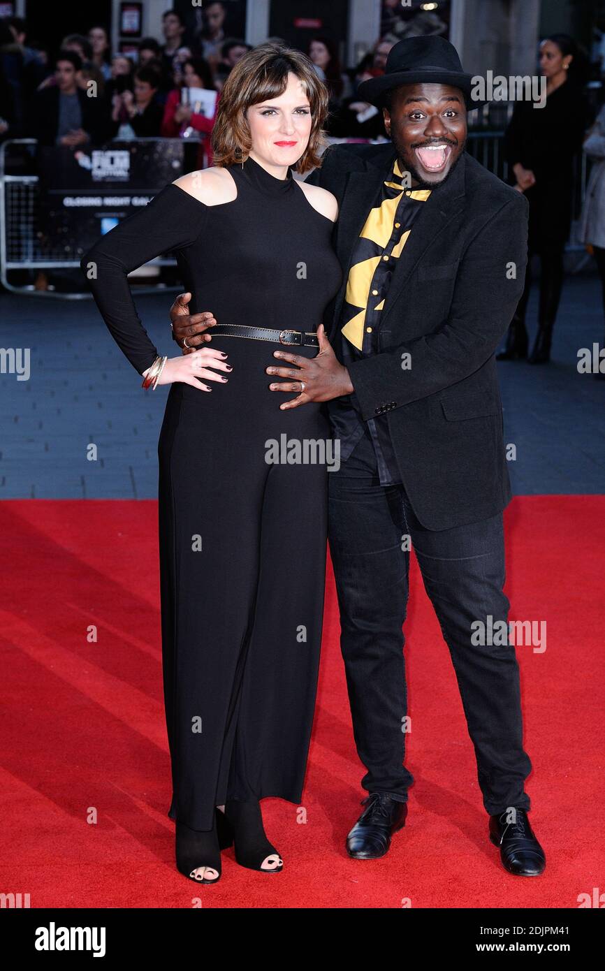 Anna Ceesay and Babo Ceesay attending the Premiere of Free Fire and the ...