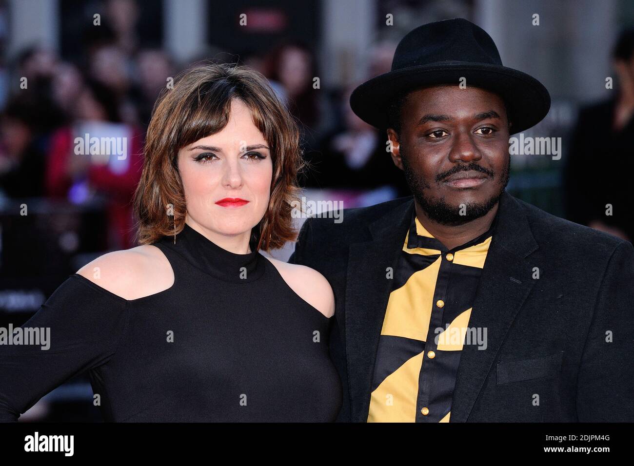 Anna Ceesay and Babo Ceesay attending the Premiere of Free Fire and the ...
