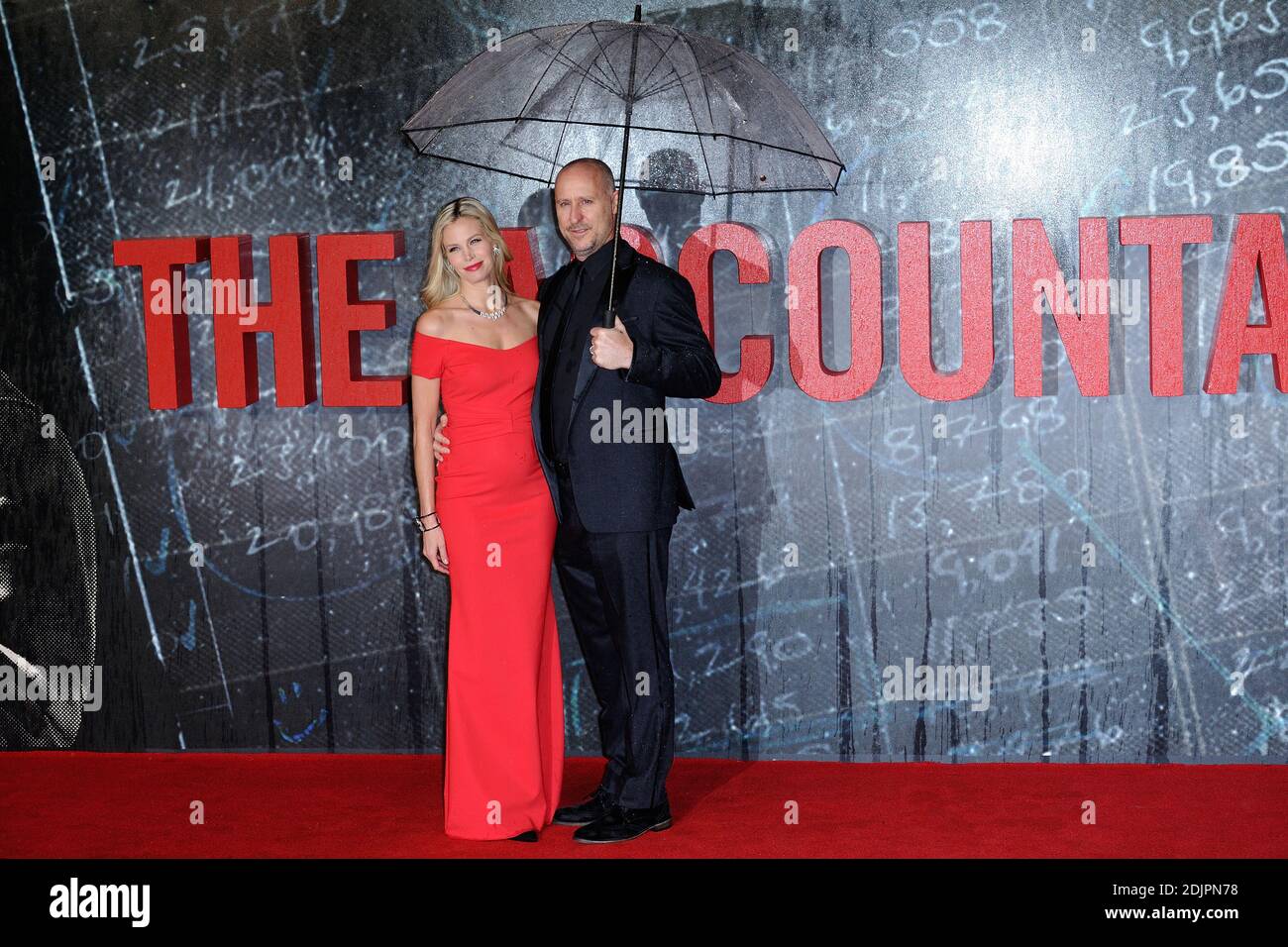 Brooke Burns and Gavin O'Connor attending The Accountant Premiere at ...