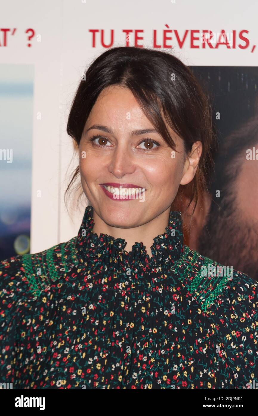 Anne Charrier attending the premiere of L'invitation held at UGC George ...