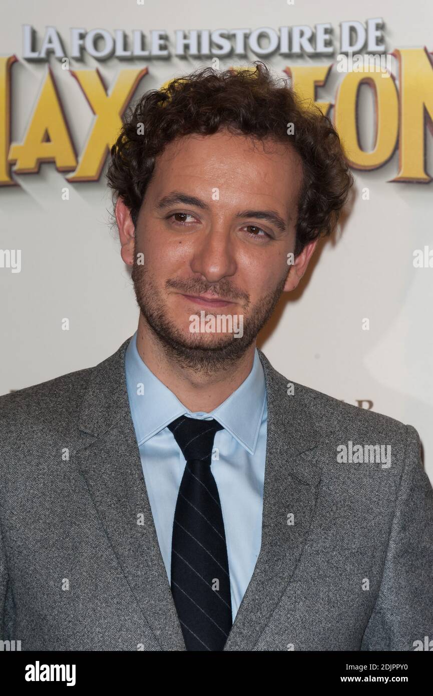 David Marsais attending the premiere for La Folle Histoire de Max et ...