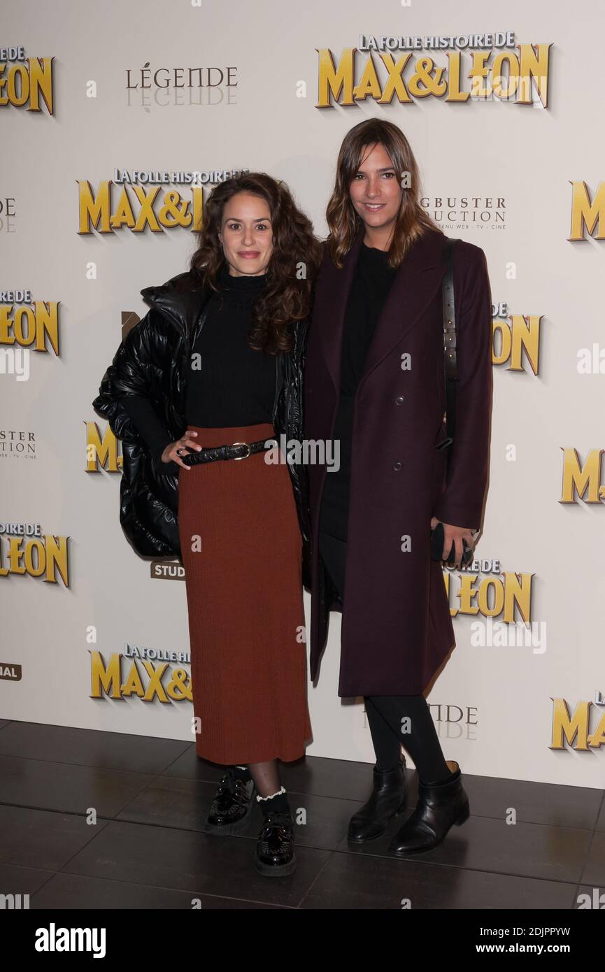 Alice David and Charlotte Gabris attending the premiere for La Folle ...