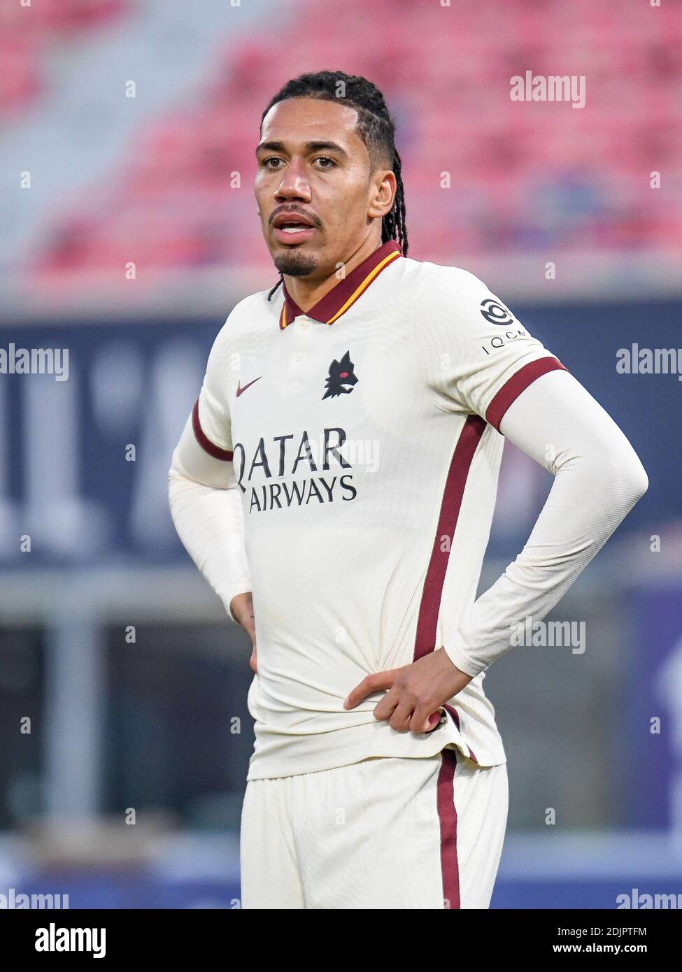 Chris Smalling (AS Roma) portrait during Bologna FC vs AS Roma, Italian ...